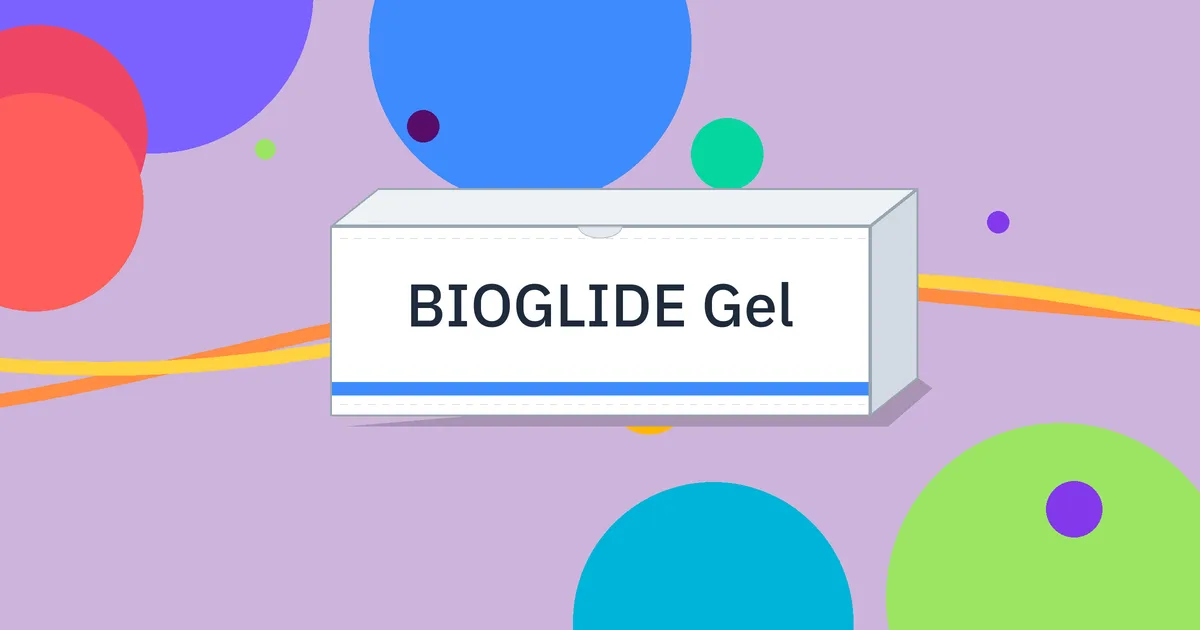 Symbolbild: Packung mit der Aufschrift BIOGLIDE Gel (PZN 03463172) – Verfügbarkeit und Bezug in Apotheken in Frankfurt am Main