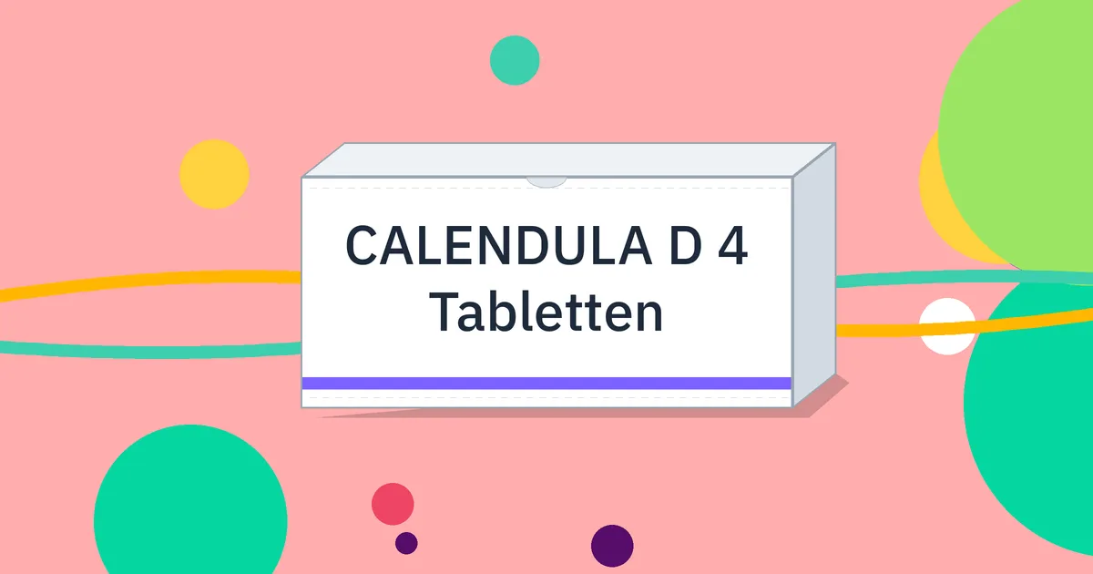 Symbolbild: Packung mit der Aufschrift CALENDULA D 4 Tabletten (PZN 02895538) – Verfügbarkeit und Bezug in Apotheken in Frankfurt am Main