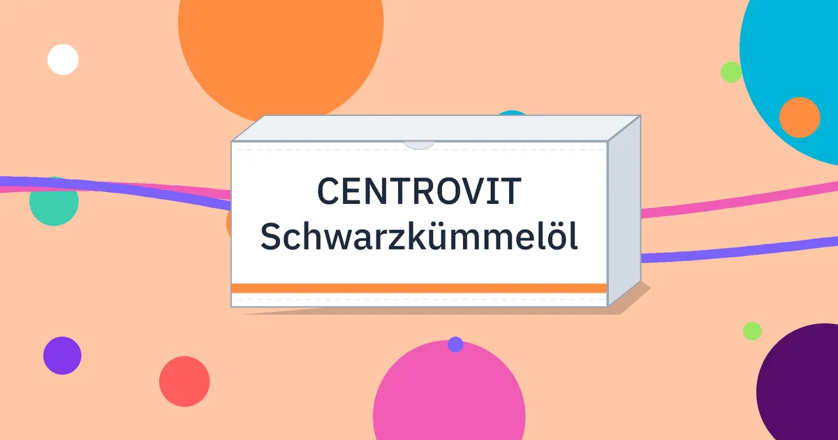 Symbolbild: Packung mit der Aufschrift CENTROVIT Schwarzkümmelöl (PZN 19444521) – Verfügbarkeit und Bezug in Apotheken in Frankfurt am Main