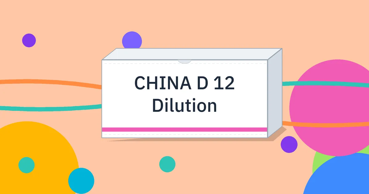 Symbolbild: Packung mit der Aufschrift CHINA D 12 Dilution (PZN 02112571) – Verfügbarkeit und Bezug in Apotheken in Frankfurt am Main