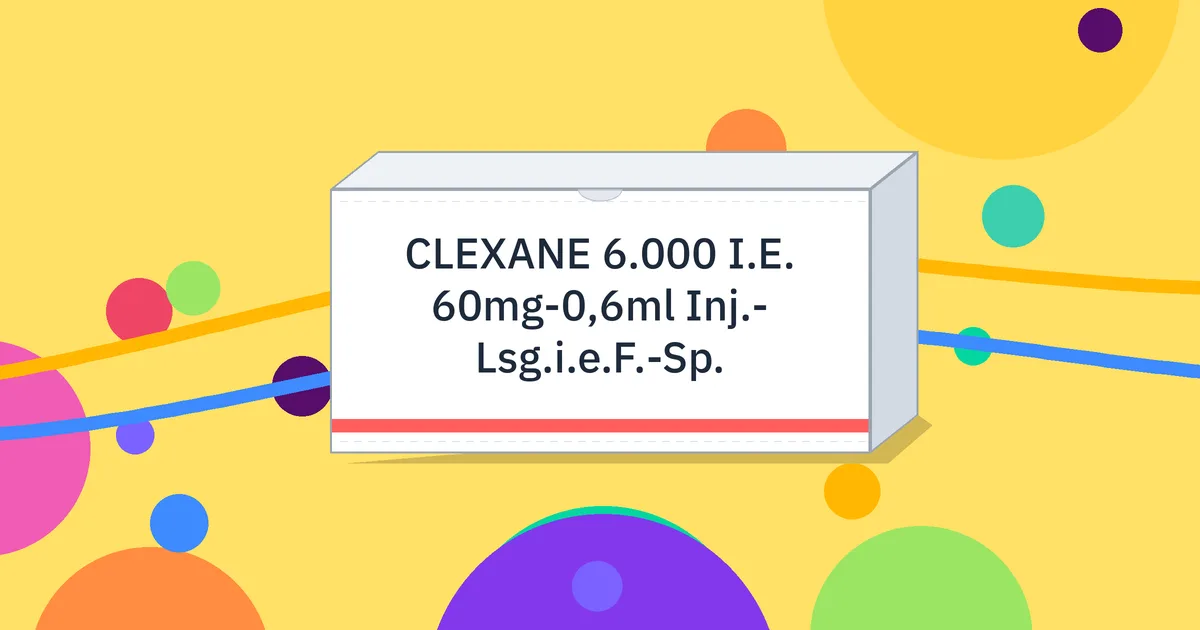 Symbolbild: Packung mit der Aufschrift CLEXANE 6.000 I.E. 60mg-0,6ml Inj.-Lsg.i.e.F.-Sp. (PZN 03048266) – Verfügbarkeit und Bezug in Apotheken in Frankfurt am Main