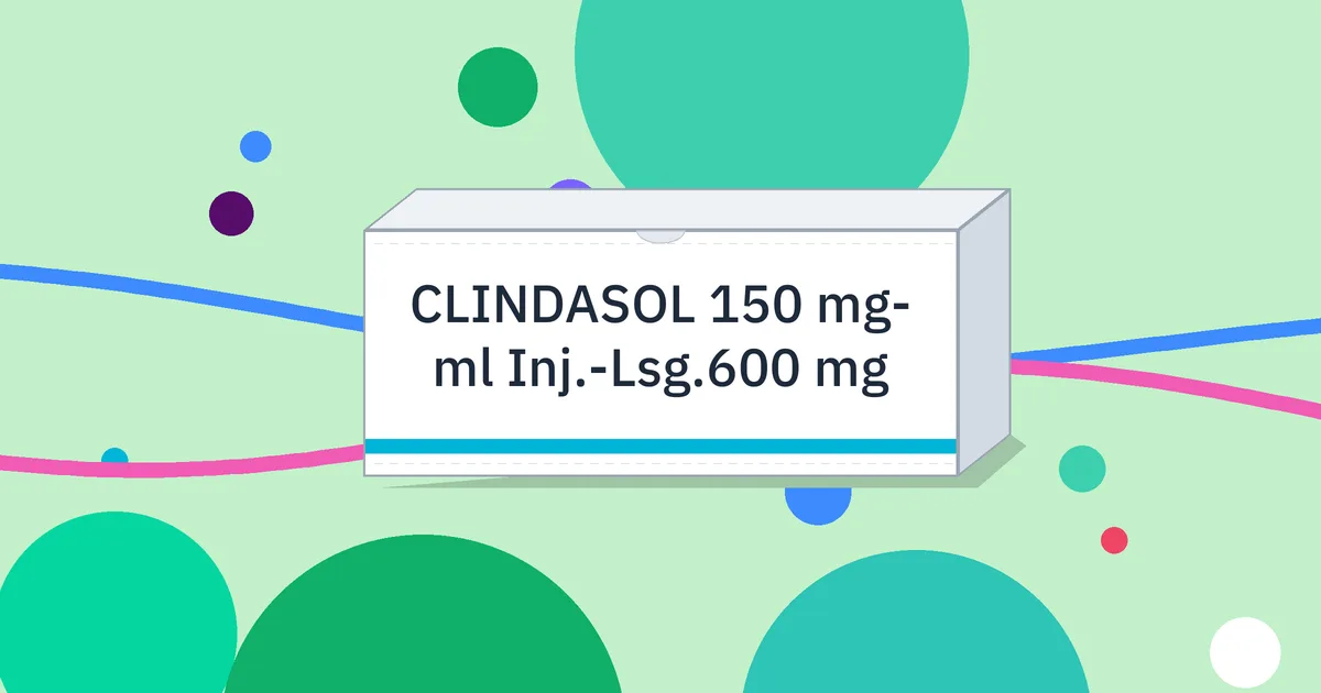Symbolbild: Packung mit der Aufschrift CLINDASOL 150 mg-ml Inj.-Lsg.600 mg (PZN 00010837) – Verfügbarkeit und Bezug in Apotheken in Frankfurt am Main