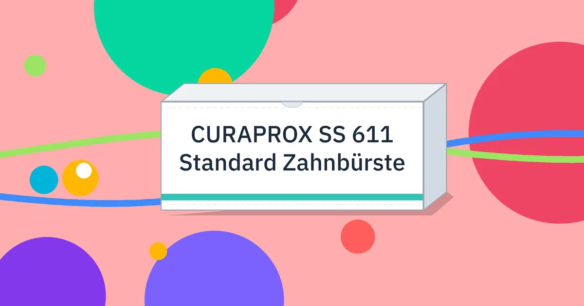 Symbolbild: Packung mit der Aufschrift CURAPROX SS 611 Standard Zahnbürste (PZN 08671538) – Verfügbarkeit und Bezug in Apotheken in Frankfurt am Main