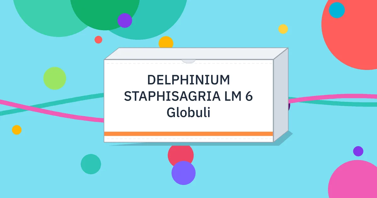 Symbolbild: Packung mit der Aufschrift DELPHINIUM STAPHISAGRIA LM 6 Globuli (PZN 16163572) – Verfügbarkeit und Bezug in Apotheken in Frankfurt am Main