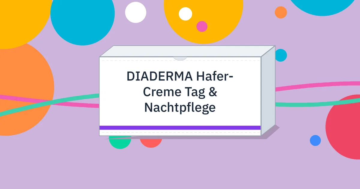Symbolbild: Packung mit der Aufschrift DIADERMA Hafer-Creme Tag & Nachtpflege (PZN 18399907) – Verfügbarkeit und Bezug in Apotheken in Frankfurt am Main