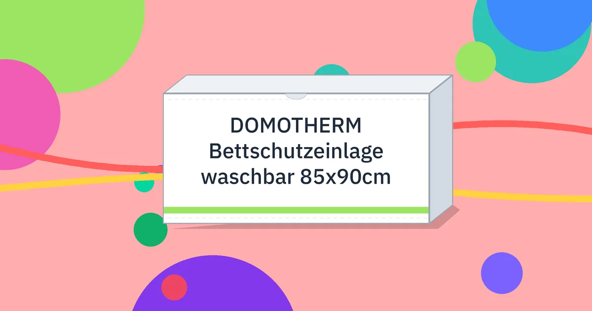 Symbolbild: Packung mit der Aufschrift DOMOTHERM Bettschutzeinlage waschbar 85x90cm (PZN 19267214) – Verfügbarkeit und Bezug in Apotheken in Frankfurt am Main