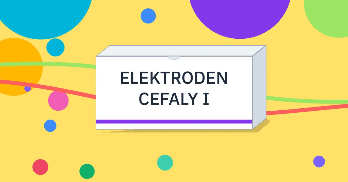 Symbolbild: Packung mit der Aufschrift ELEKTRODEN CEFALY I (PZN 15582580) – Verfügbarkeit und Bezug in Apotheken in Frankfurt am Main