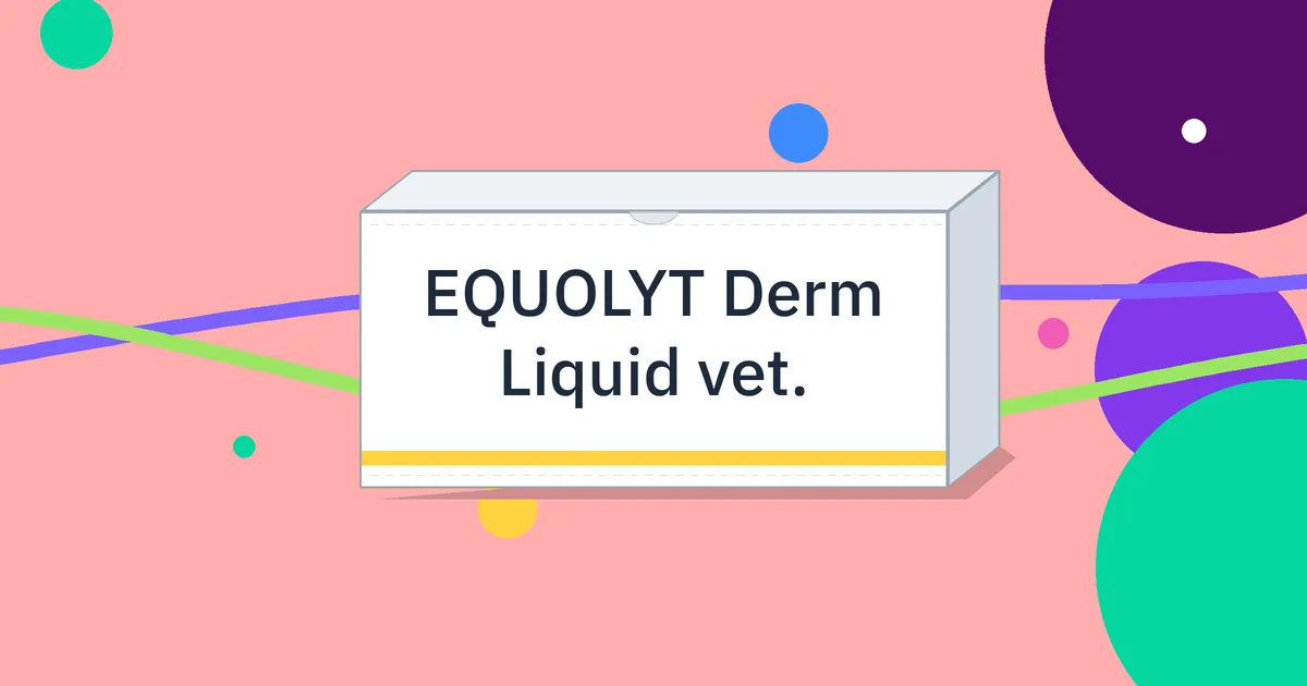 Symbolbild: Packung mit der Aufschrift EQUOLYT Derm Liquid vet. (PZN 00503824) – Verfügbarkeit und Bezug in Apotheken in Frankfurt am Main