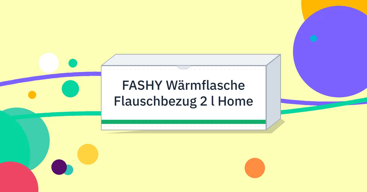 Symbolbild: Packung mit der Aufschrift FASHY Wärmflasche Flauschbezug 2 l Home (PZN 18026170) – Verfügbarkeit und Bezug in Apotheken in Frankfurt am Main