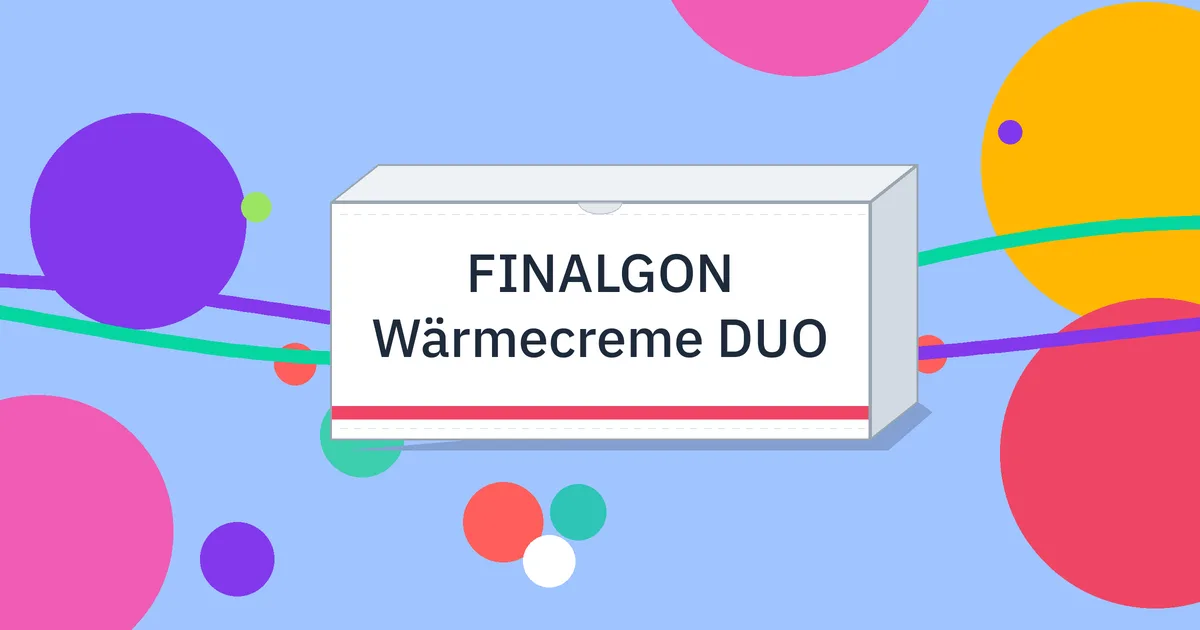 Symbolbild: Packung mit der Aufschrift FINALGON Wärmecreme DUO (PZN 11652303) – Verfügbarkeit und Bezug in Apotheken in Frankfurt am Main