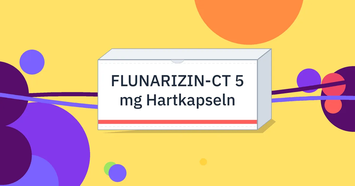 Symbolbild: Packung mit der Aufschrift FLUNARIZIN-CT 5 mg Hartkapseln (PZN 07320564) – Verfügbarkeit und Bezug in Apotheken in Frankfurt am Main