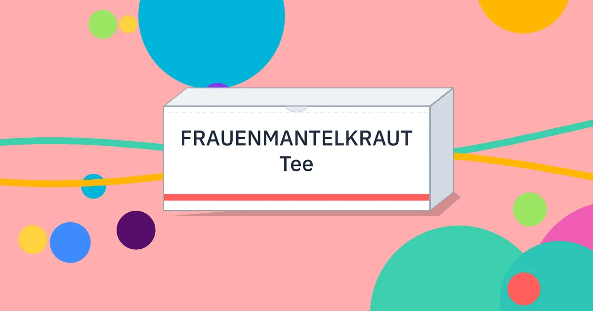 Symbolbild: Packung mit der Aufschrift FRAUENMANTELKRAUT Tee (PZN 03633059) – Verfügbarkeit und Bezug in Apotheken in Frankfurt am Main