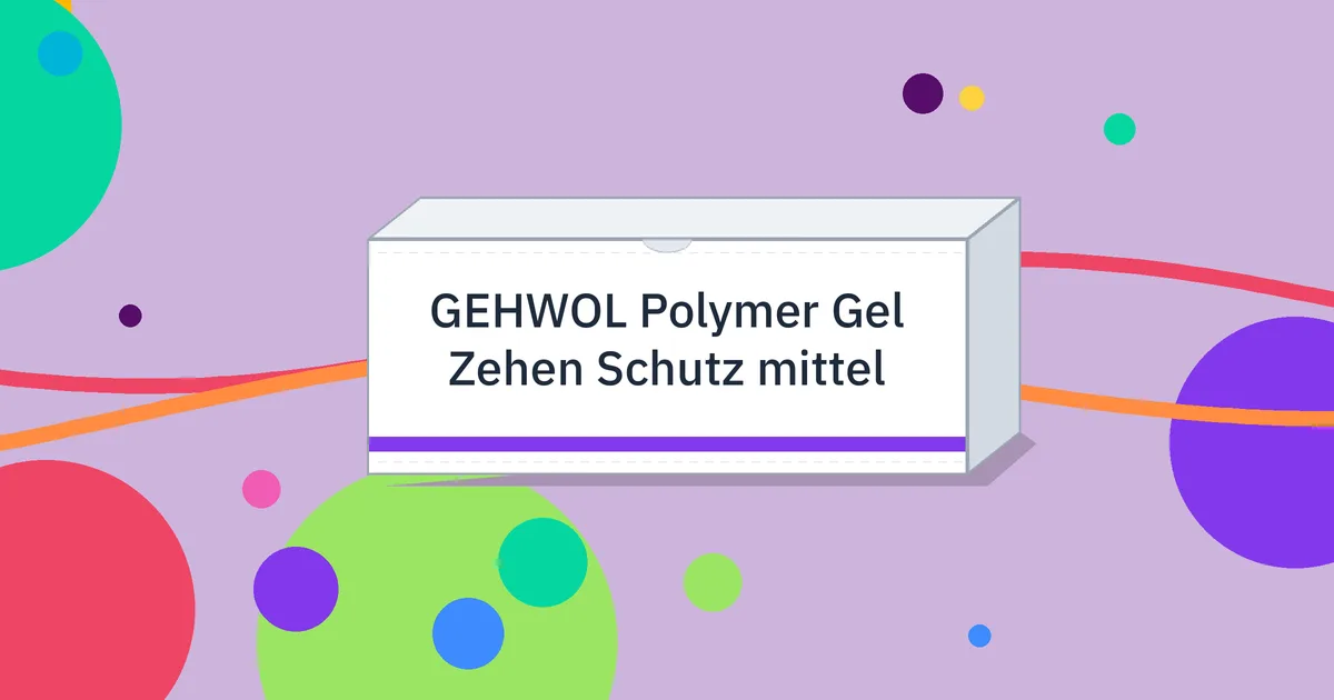 Symbolbild: Packung mit der Aufschrift GEHWOL Polymer Gel Zehen Schutz mittel (PZN 01445460) – Verfügbarkeit und Bezug in Apotheken in Frankfurt am Main