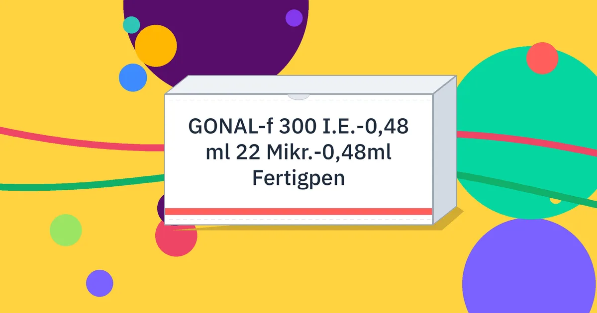 Symbolbild: Packung mit der Aufschrift GONAL-f 300 I.E.-0,48 ml 22 Mikr.-0,48ml Fertigpen (PZN 19422896) – Verfügbarkeit und Bezug in Apotheken in Frankfurt am Main