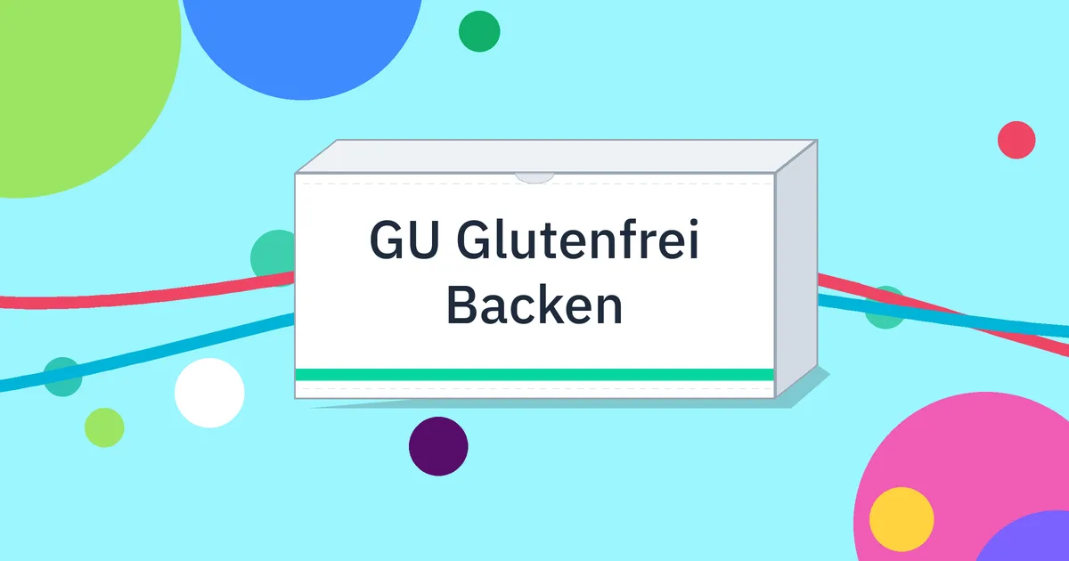 Symbolbild: Packung mit der Aufschrift GU Glutenfrei Backen (PZN 20945547) – Verfügbarkeit und Bezug in Apotheken in Frankfurt am Main