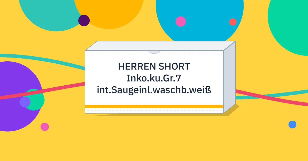 Symbolbild: Packung mit der Aufschrift HERREN SHORT Inko.ku.Gr.7 int.Saugeinl.waschb.weiß (PZN 17313795) – Verfügbarkeit und Bezug in Apotheken in Frankfurt am Main