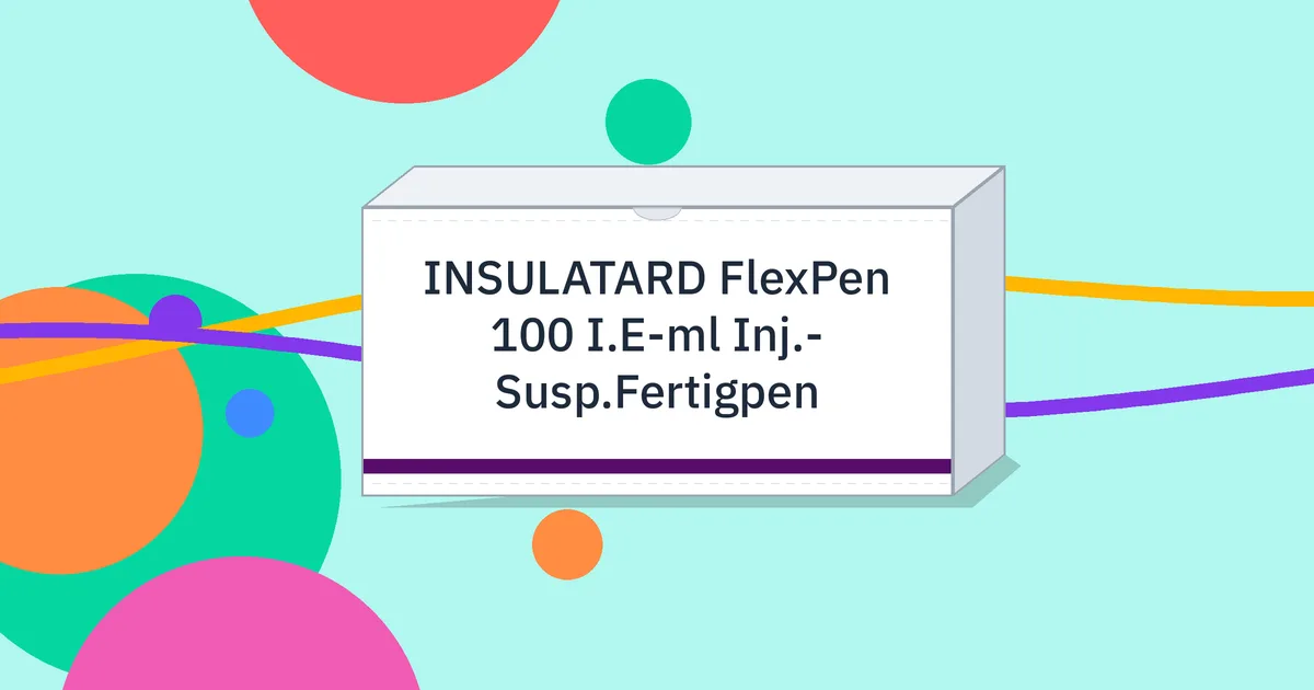 Symbolbild: Packung mit der Aufschrift INSULATARD FlexPen 100 I.E-ml Inj.-Susp.Fertigpen (PZN 09012708) – Verfügbarkeit und Bezug in Apotheken in Frankfurt am Main