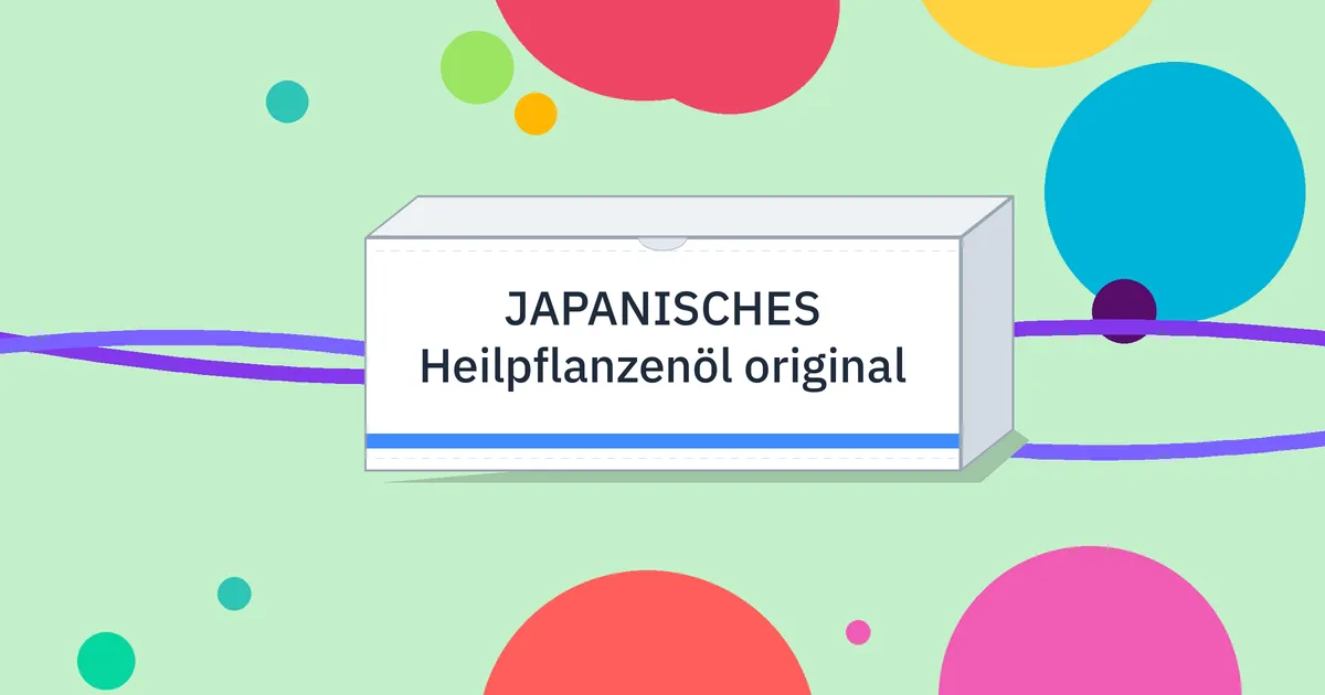 Symbolbild: Packung mit der Aufschrift JAPANISCHES Heilpflanzenöl original (PZN 03028631) – Verfügbarkeit und Bezug in Apotheken in Frankfurt am Main