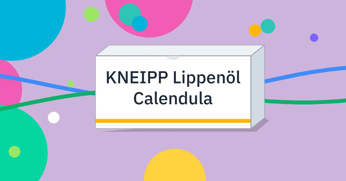 Symbolbild: Packung mit der Aufschrift KNEIPP Lippenöl Calendula (PZN 18355809) – Verfügbarkeit und Bezug in Apotheken in Frankfurt am Main