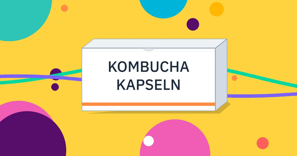 Symbolbild: Packung mit der Aufschrift KOMBUCHA KAPSELN (PZN 00234910) – Verfügbarkeit und Bezug in Apotheken in Frankfurt am Main