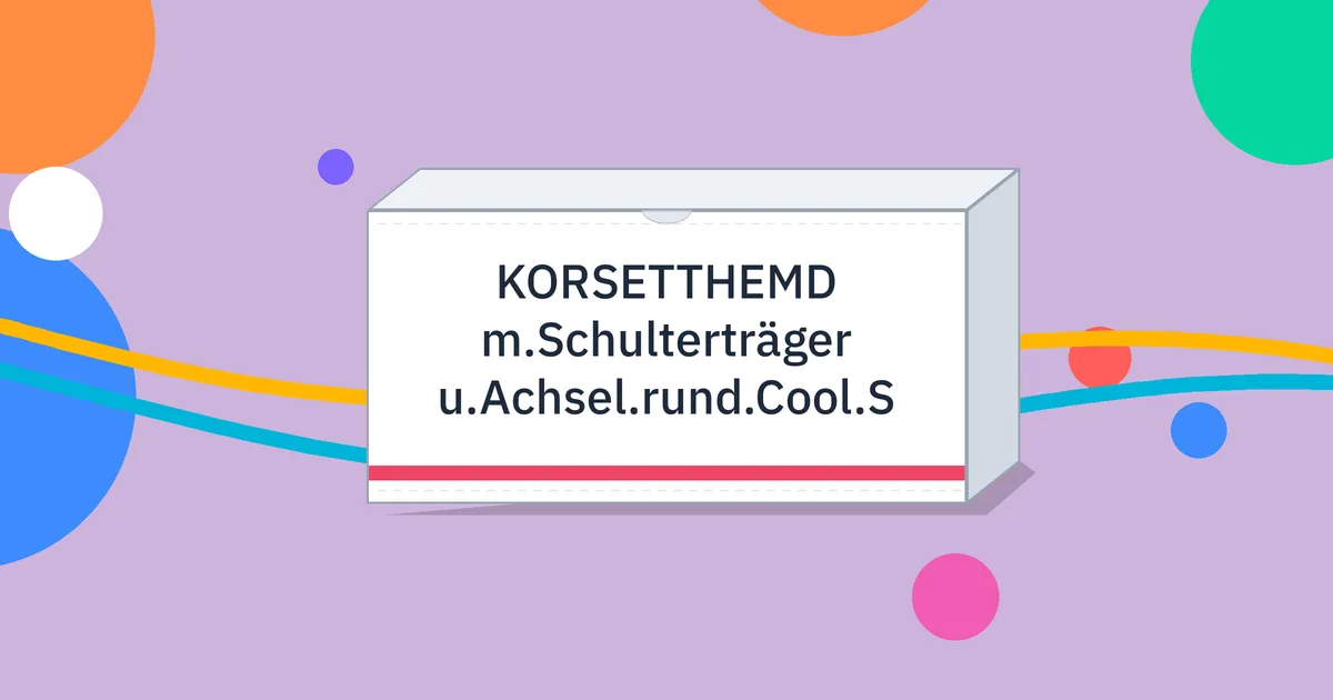 Symbolbild: Packung mit der Aufschrift KORSETTHEMD m.Schulterträger u.Achsel.rund.Cool.S (PZN 09639241) – Verfügbarkeit und Bezug in Apotheken in Frankfurt am Main