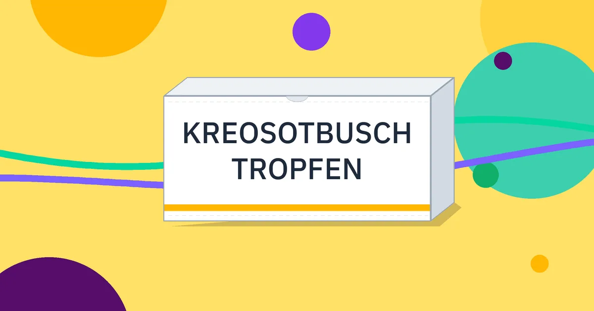 Symbolbild: Packung mit der Aufschrift KREOSOTBUSCH TROPFEN (PZN 14126696) – Verfügbarkeit und Bezug in Apotheken in Frankfurt am Main