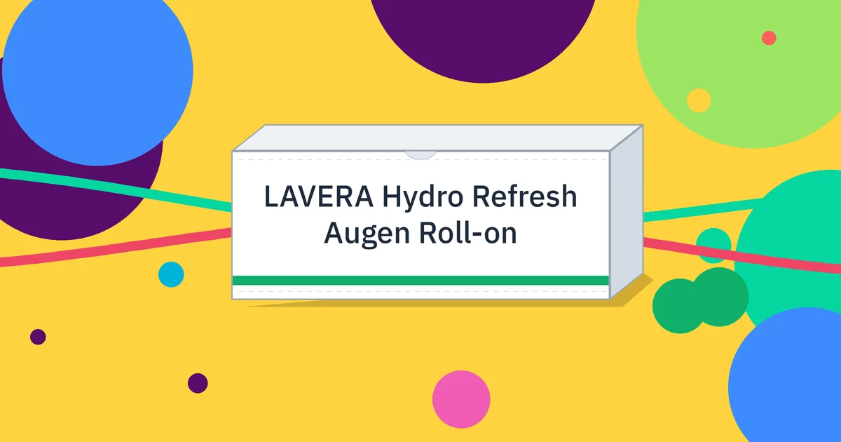 Symbolbild: Packung mit der Aufschrift LAVERA Hydro Refresh Augen Roll-on (PZN 18075955) – Verfügbarkeit und Bezug in Apotheken in Frankfurt am Main