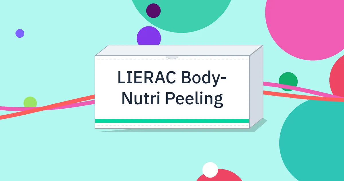 Symbolbild: Packung mit der Aufschrift LIERAC Body-Nutri Peeling (PZN 19180565) – Verfügbarkeit und Bezug in Apotheken in Frankfurt am Main