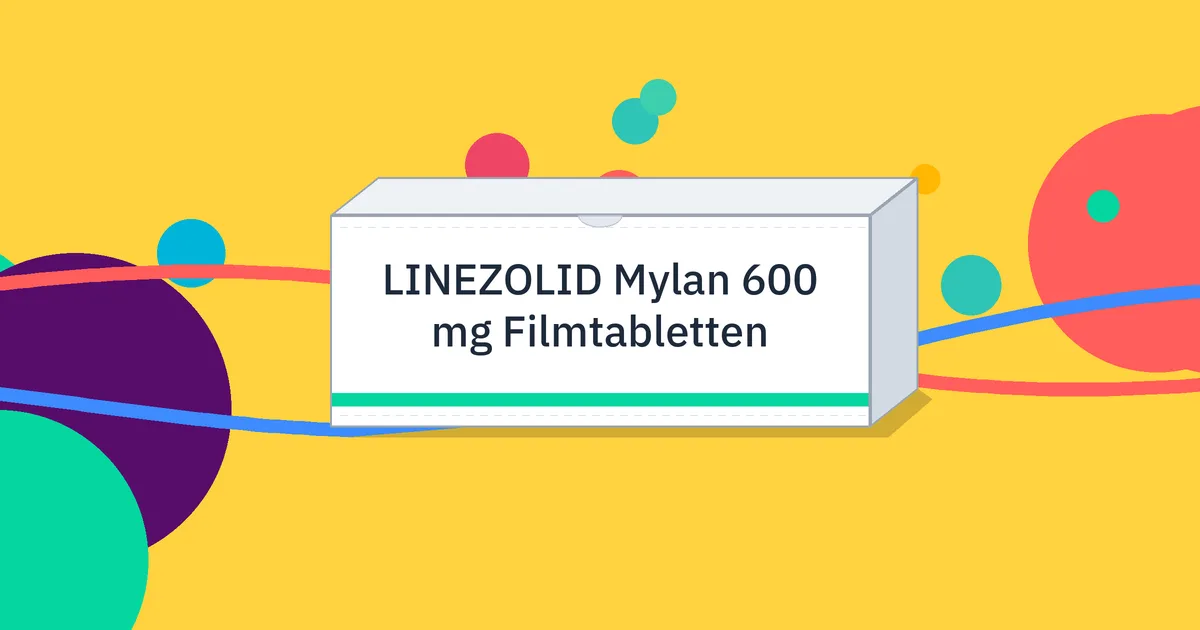 Symbolbild: Packung mit der Aufschrift LINEZOLID Mylan 600 mg Filmtabletten (PZN 18087148) – Verfügbarkeit und Bezug in Apotheken in Frankfurt am Main