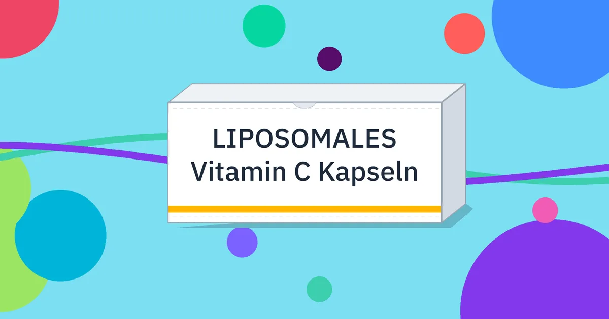 Symbolbild: Packung mit der Aufschrift LIPOSOMALES Vitamin C Kapseln (PZN 17917205) – Verfügbarkeit und Bezug in Apotheken in Frankfurt am Main