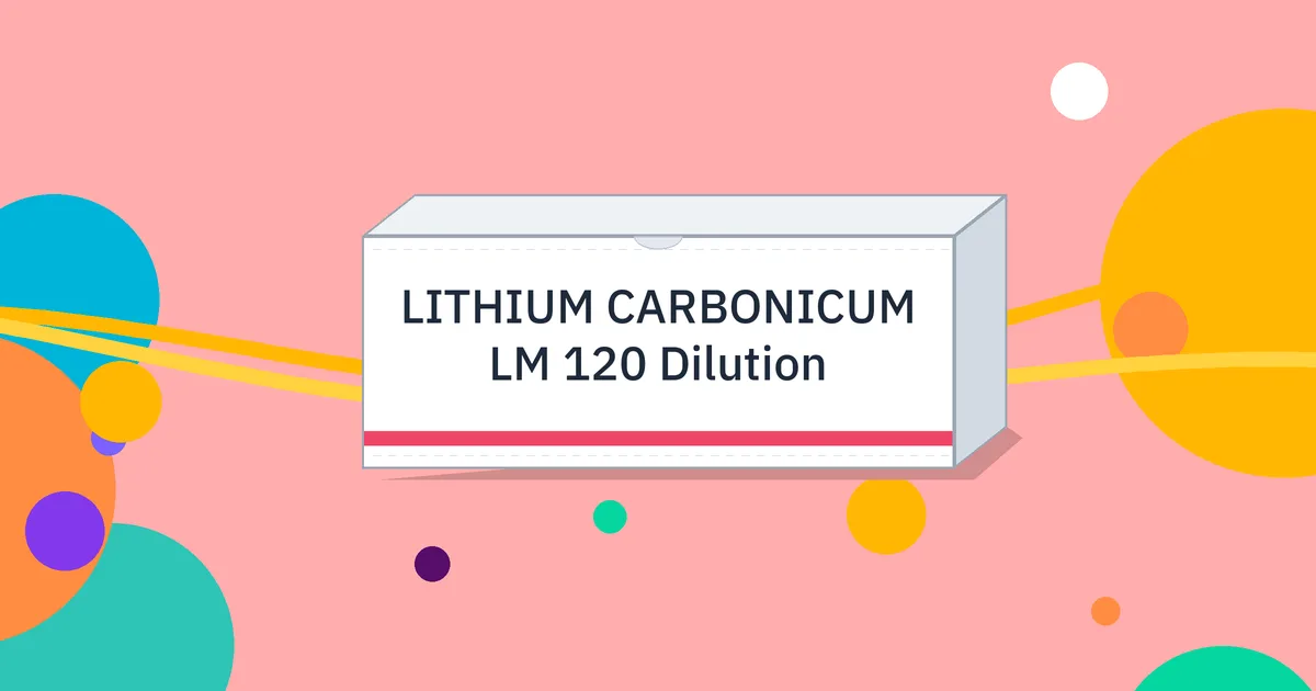 Symbolbild: Packung mit der Aufschrift LITHIUM CARBONICUM LM 120 Dilution (PZN 12931838) – Verfügbarkeit und Bezug in Apotheken in Frankfurt am Main