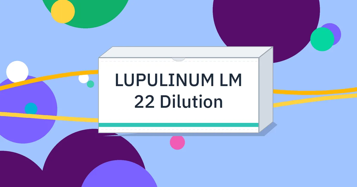 Symbolbild: Packung mit der Aufschrift LUPULINUM LM 22 Dilution (PZN 13536759) – Verfügbarkeit und Bezug in Apotheken in Frankfurt am Main