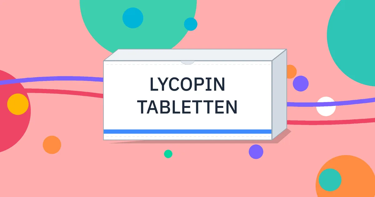 Symbolbild: Packung mit der Aufschrift LYCOPIN TABLETTEN (PZN 08602922) – Verfügbarkeit und Bezug in Apotheken in Frankfurt am Main