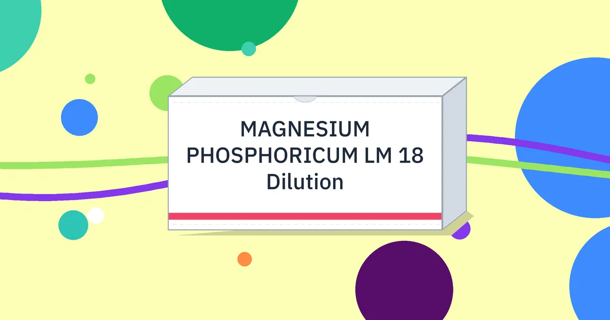 Symbolbild: Packung mit der Aufschrift MAGNESIUM PHOSPHORICUM LM 18 Dilution (PZN 07541006) – Verfügbarkeit und Bezug in Apotheken in Frankfurt am Main