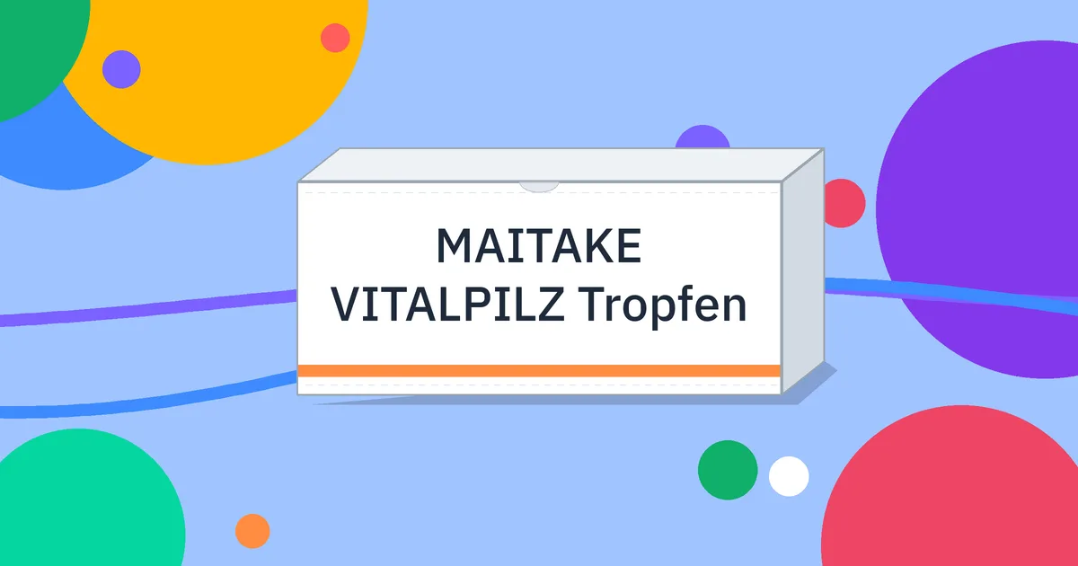 Symbolbild: Packung mit der Aufschrift MAITAKE VITALPILZ Tropfen (PZN 12900252) – Verfügbarkeit und Bezug in Apotheken in Frankfurt am Main
