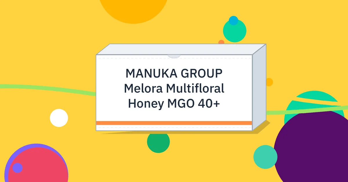 Symbolbild: Packung mit der Aufschrift MANUKA GROUP Melora Multifloral Honey MGO 40+ (PZN 18086350) – Verfügbarkeit und Bezug in Apotheken in Frankfurt am Main