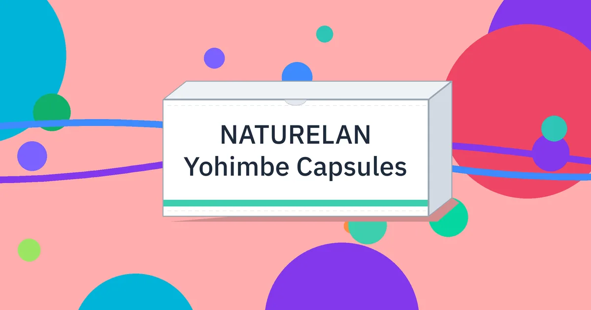 Symbolbild: Packung mit der Aufschrift NATURELAN Yohimbe Capsules (PZN 19477420) – Verfügbarkeit und Bezug in Apotheken in Frankfurt am Main