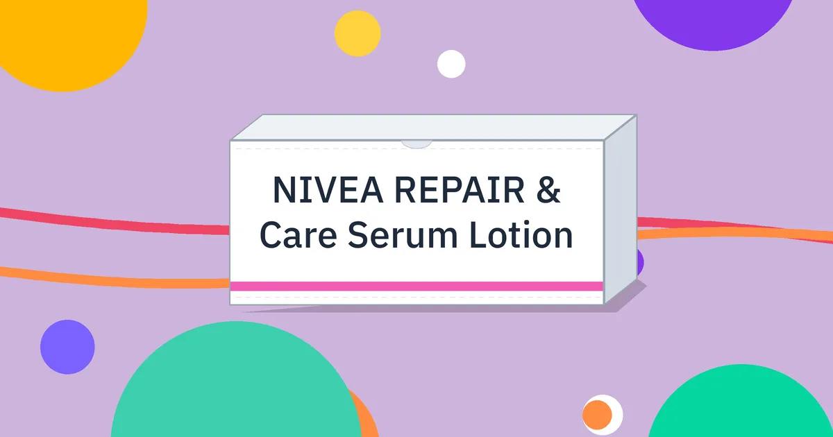 Symbolbild: Packung mit der Aufschrift NIVEA REPAIR & Care Serum Lotion (PZN 20686028) – Verfügbarkeit und Bezug in Apotheken in Frankfurt am Main