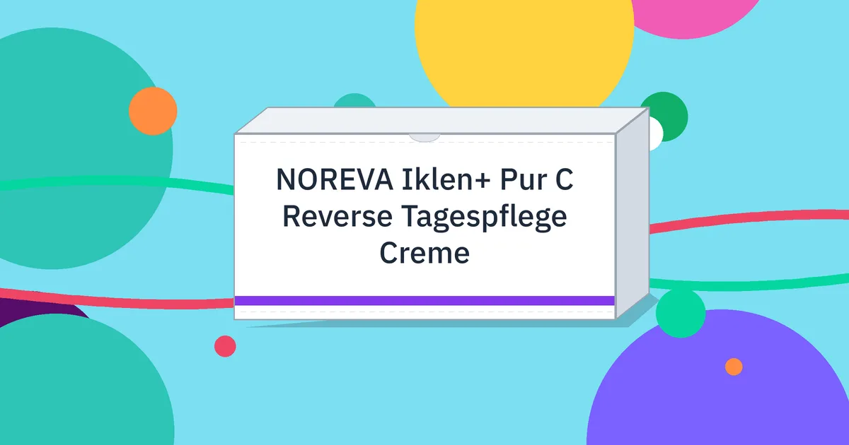 Symbolbild: Packung mit der Aufschrift NOREVA Iklen+ Pur C Reverse Tagespflege Creme (PZN 16913903) – Verfügbarkeit und Bezug in Apotheken in Frankfurt am Main