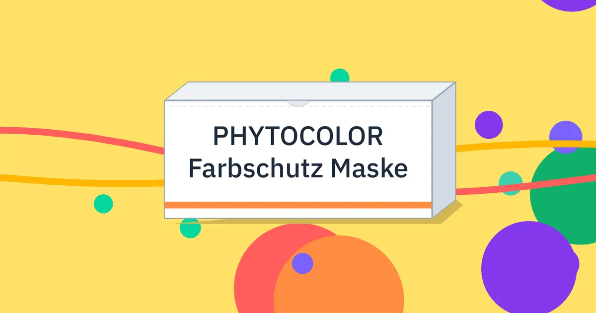 Symbolbild: Packung mit der Aufschrift PHYTOCOLOR Farbschutz Maske (PZN 18706686) – Verfügbarkeit und Bezug in Apotheken in Frankfurt am Main