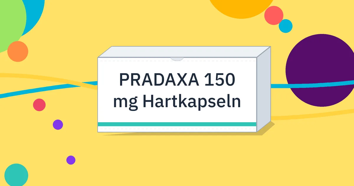 Symbolbild: Packung mit der Aufschrift PRADAXA 150 mg Hartkapseln (PZN 10261233) – Verfügbarkeit und Bezug in Apotheken in Frankfurt am Main