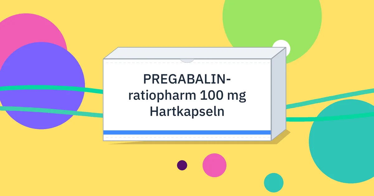 Symbolbild: Packung mit der Aufschrift PREGABALIN-ratiopharm 100 mg Hartkapseln (PZN 10328888) – Verfügbarkeit und Bezug in Apotheken in Frankfurt am Main