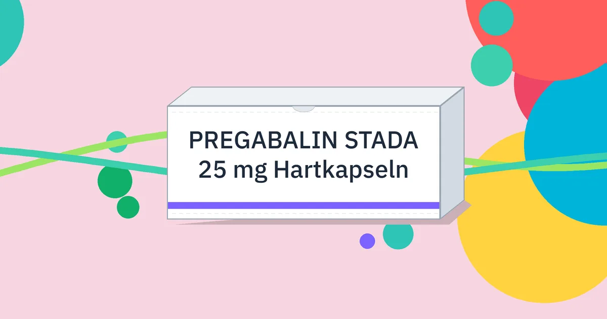 Symbolbild: Packung mit der Aufschrift PREGABALIN STADA 25 mg Hartkapseln (PZN 10779987) – Verfügbarkeit und Bezug in Apotheken in Frankfurt am Main