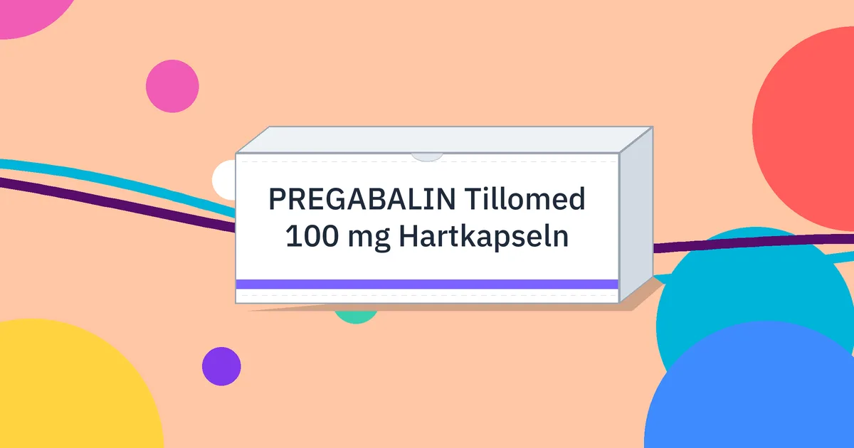 Symbolbild: Packung mit der Aufschrift PREGABALIN Tillomed 100 mg Hartkapseln (PZN 15200319) – Verfügbarkeit und Bezug in Apotheken in Frankfurt am Main