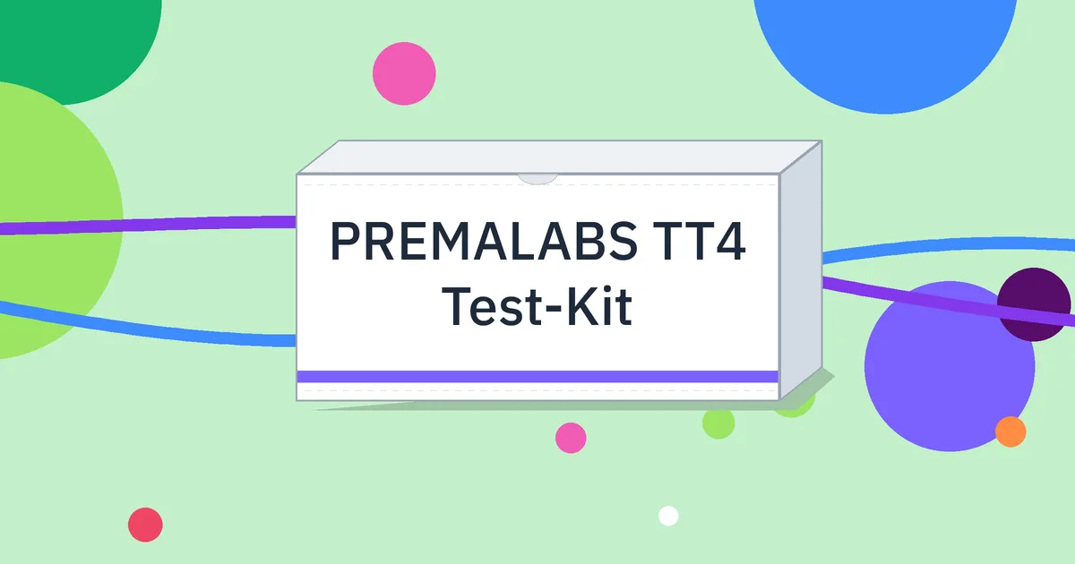 Symbolbild: Packung mit der Aufschrift PREMALABS TT4 Test-Kit (PZN 18235867) – Verfügbarkeit und Bezug in Apotheken in Frankfurt am Main