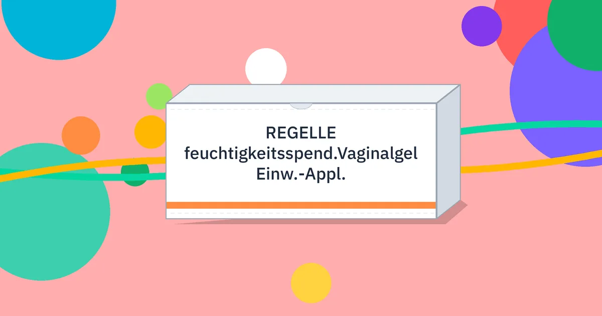 Symbolbild: Packung mit der Aufschrift REGELLE feuchtigkeitsspend.Vaginalgel Einw.-Appl. (PZN 03774096) – Verfügbarkeit und Bezug in Apotheken in Frankfurt am Main