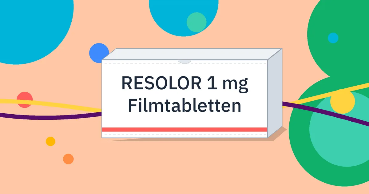 Symbolbild: Packung mit der Aufschrift RESOLOR 1 mg Filmtabletten (PZN 19754753) – Verfügbarkeit und Bezug in Apotheken in Frankfurt am Main