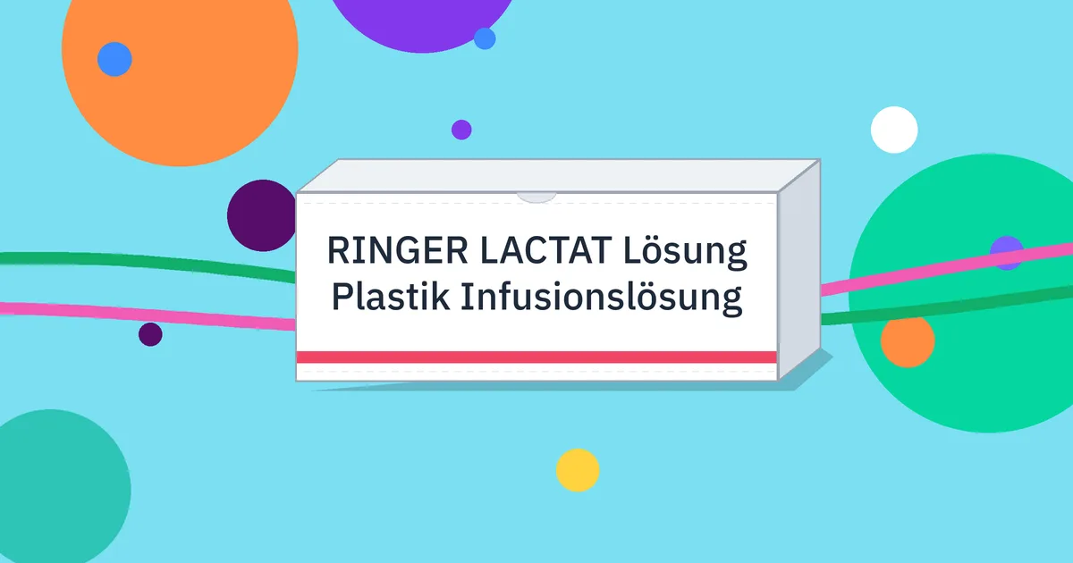 Symbolbild: Packung mit der Aufschrift RINGER LACTAT Lösung Plastik Infusionslösung (PZN 00879920) – Verfügbarkeit und Bezug in Apotheken in Frankfurt am Main