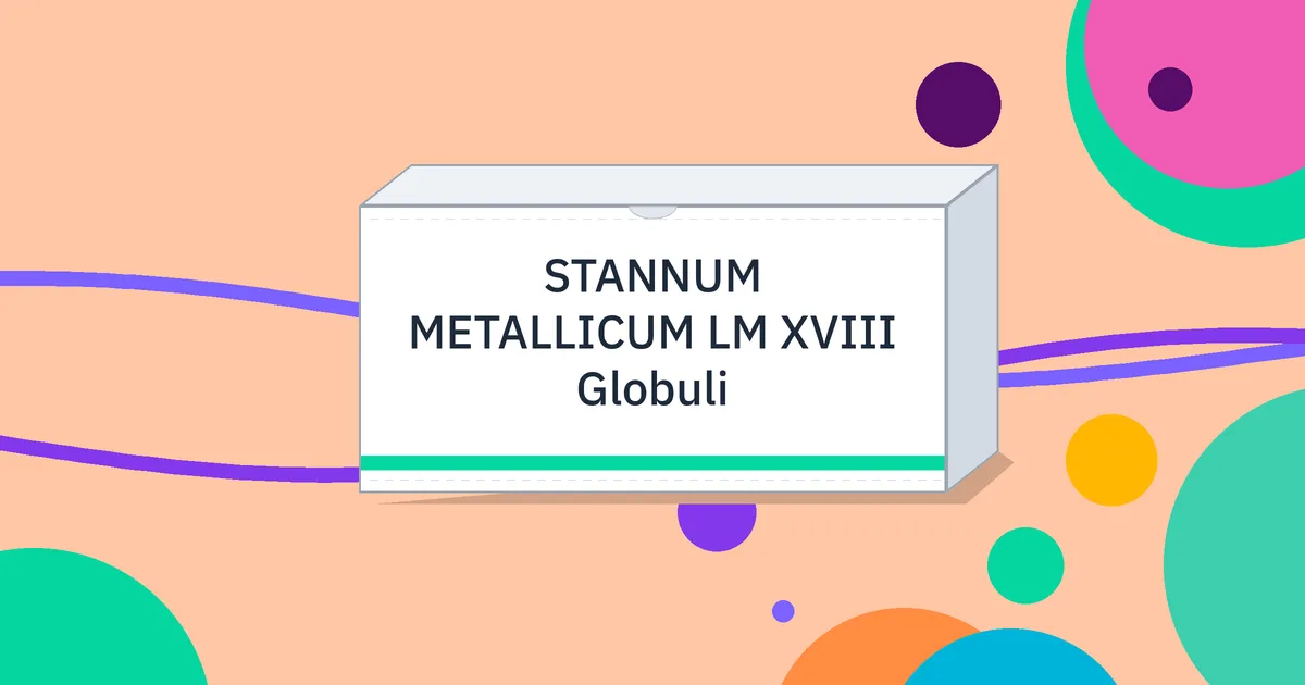 Symbolbild: Packung mit der Aufschrift STANNUM METALLICUM LM XVIII Globuli (PZN 02660077) – Verfügbarkeit und Bezug in Apotheken in Frankfurt am Main
