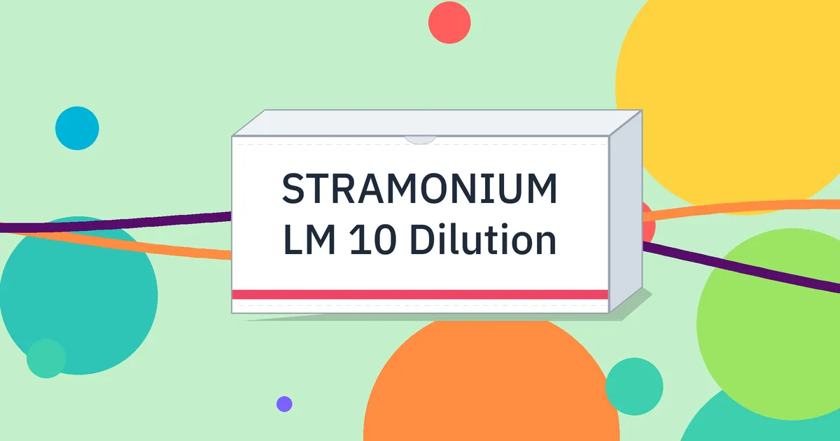 Symbolbild: Packung mit der Aufschrift STRAMONIUM LM 10 Dilution (PZN 13201800) – Verfügbarkeit und Bezug in Apotheken in Frankfurt am Main